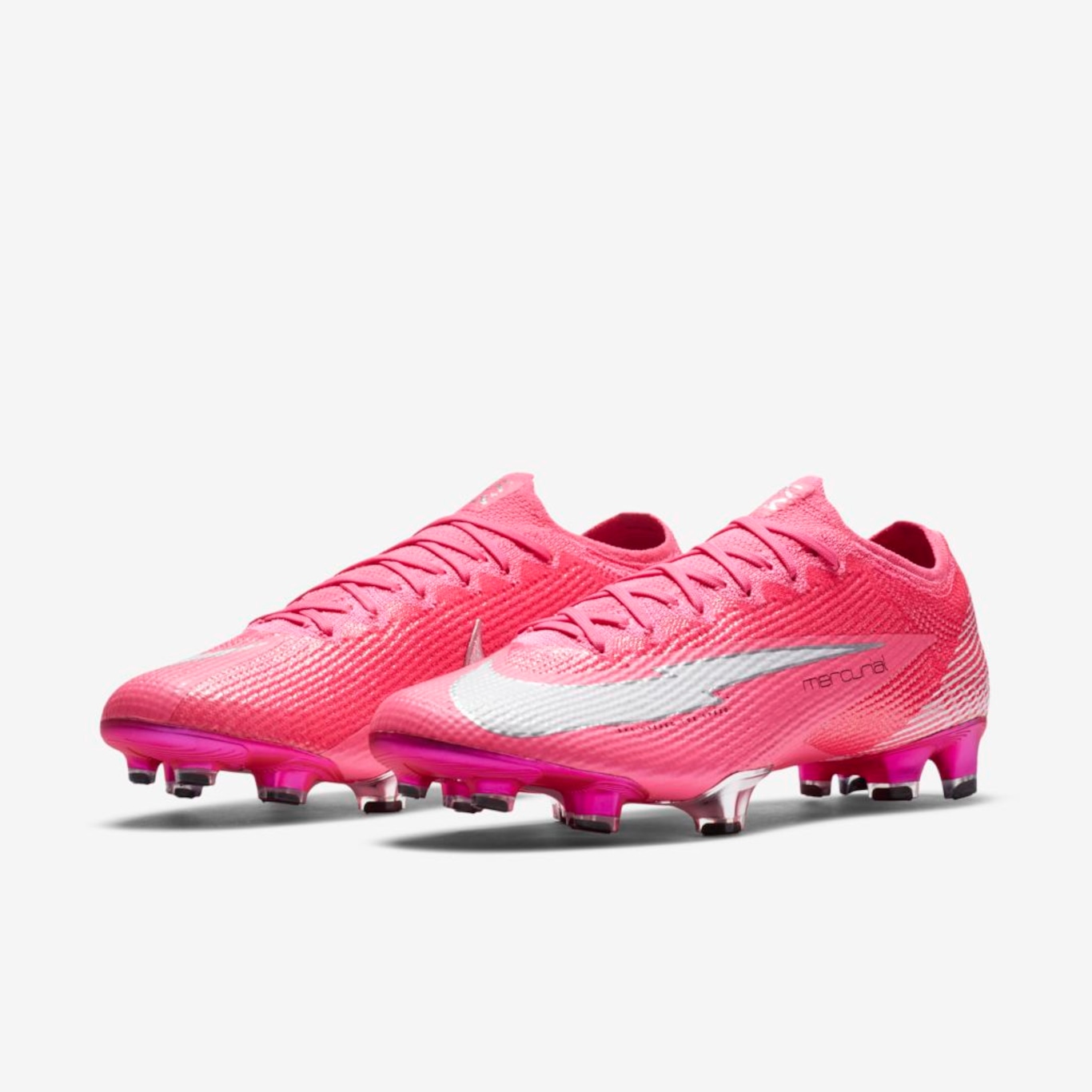 Chuteira Nike Mercurial Vapor 13 Elite Mbappé Rosa Campo - Nike