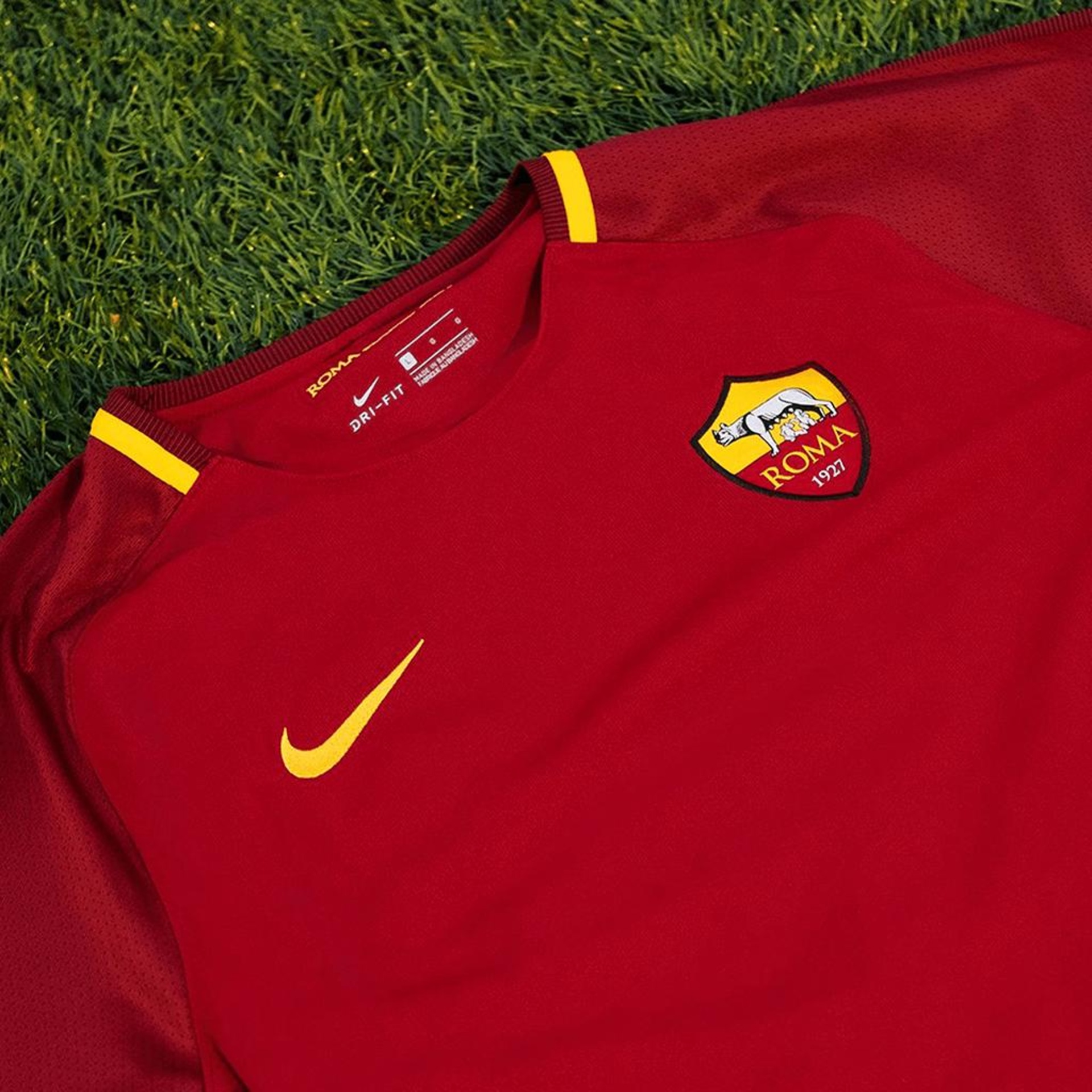 Camiseta Nike Roma I 2017/2018 Torcedor Pro Masculina - Nike