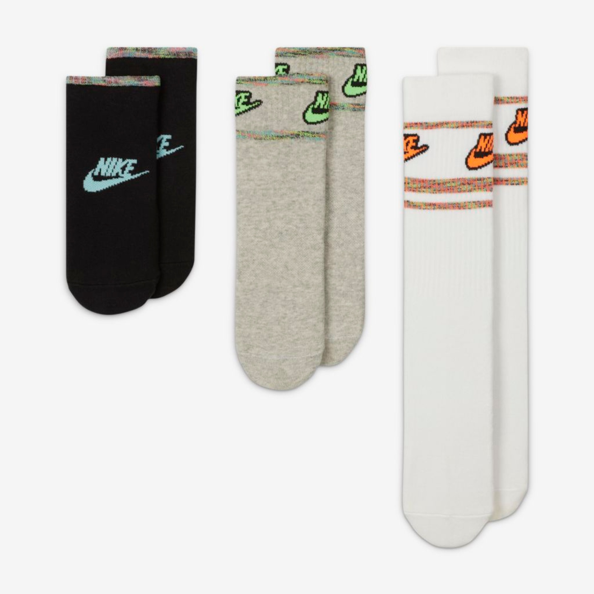 Meia Nike Sportswear Everyday Essentials (3 Pares) Unissex - Nike