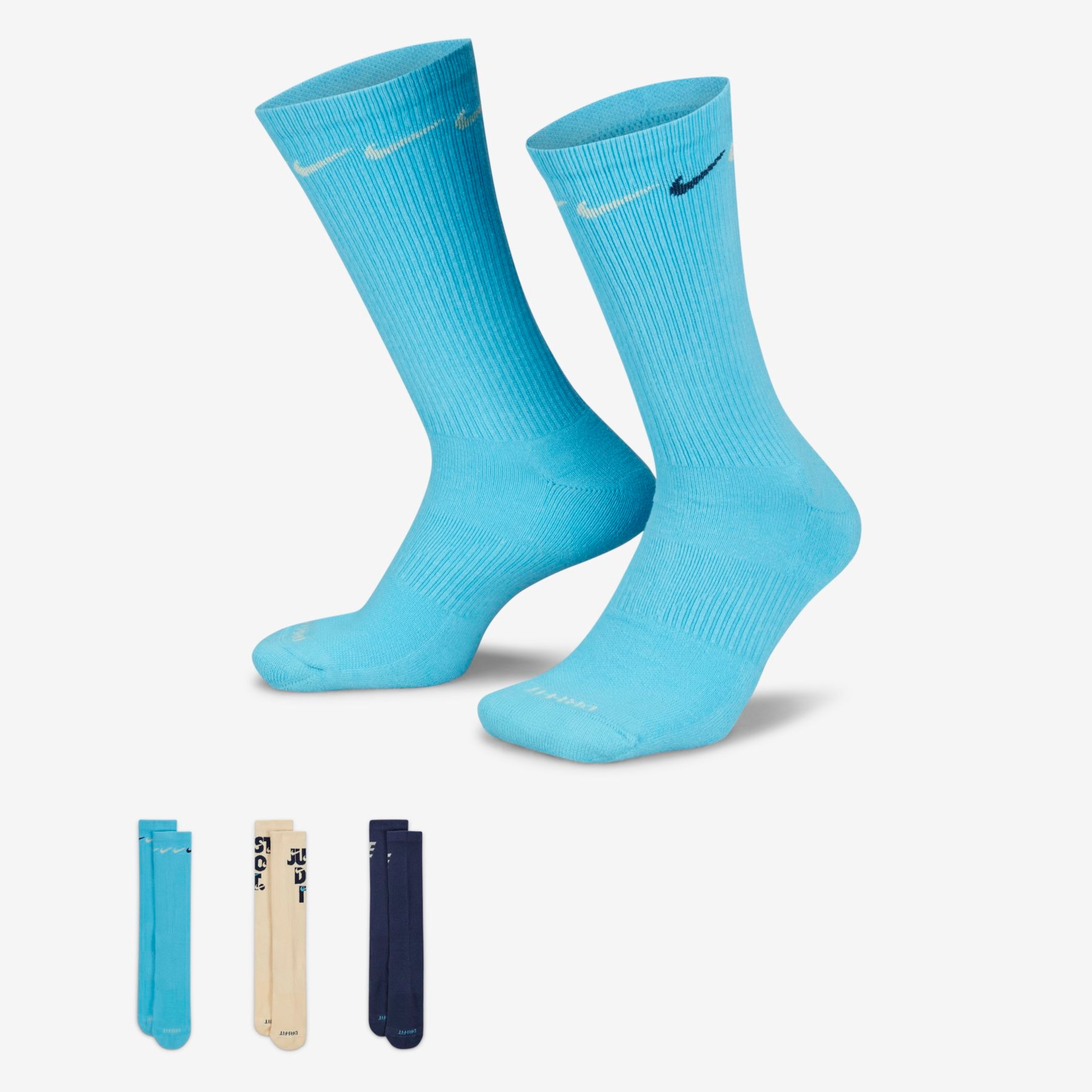 Meia Nike Everyday Plus Cushioned (3 Pares) Unissex - Nike