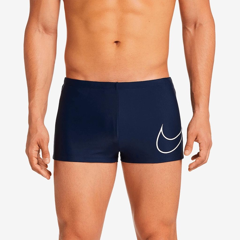 Oferta de Sunga Nike Outline Swoosh Square Masculina - Nike - Just Do It